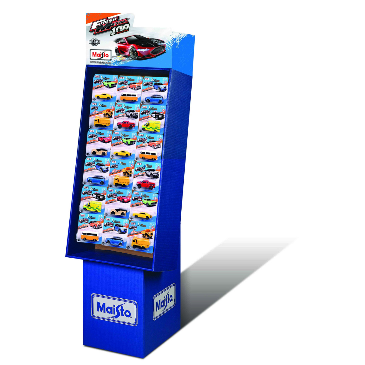 MAISTO 15044 DISPLAY Z AUTKAMI 3″ (108 SZT.) – Hurtownia Pulio